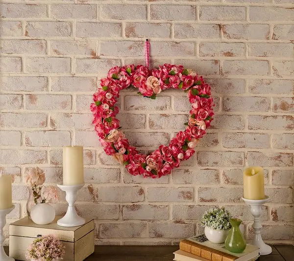 VALERIE PARR HILL Rose Heart Wreath Valerie - One-color