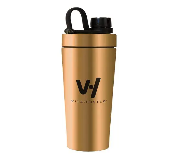 VITAHUSTLE 20oz Stainless Steel Shaker Cup With Blender Ball - Silver