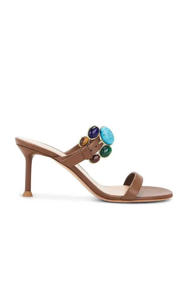 GIANVITO ROSSI Nappa Mule Sandal