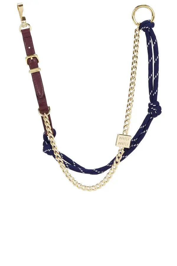 Miu Miu Trick Bag Charm - Bordeaux & Baltico