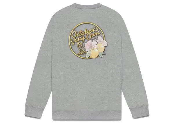 OVO Solid Gold Owl Crewneck Sweatshirt
