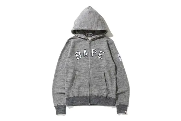 A BATHING APE Melange Full Zip Hoodie