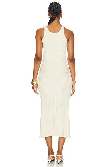 Rabanne Knitted Sleeveless Midi Dress