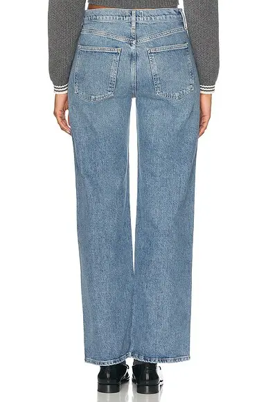 AGOLDE Harper Mid Rise Relaxed Straight Jeans