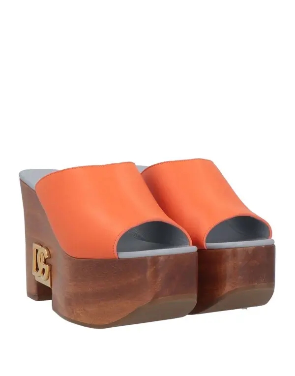 Dolce & Gabbana Calfskin Slide Sandals