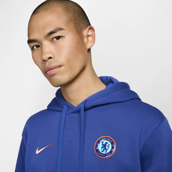 Nike Chelsea Fc Club Pullover Hoodie Blue Editorialist