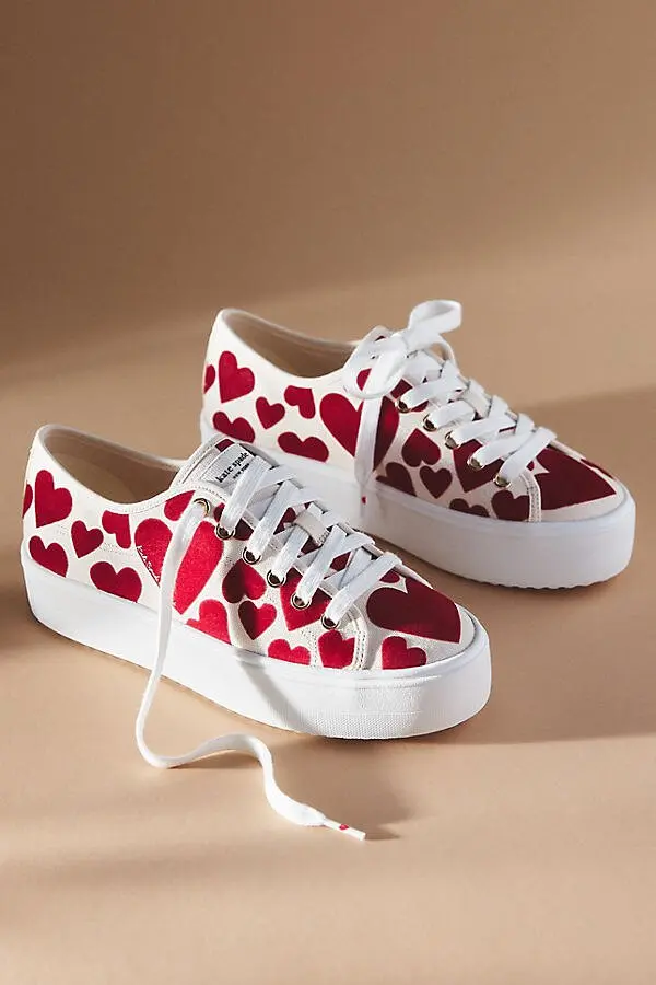 Kate Spade New York Serve Sweet Hearts Platform Sneakers