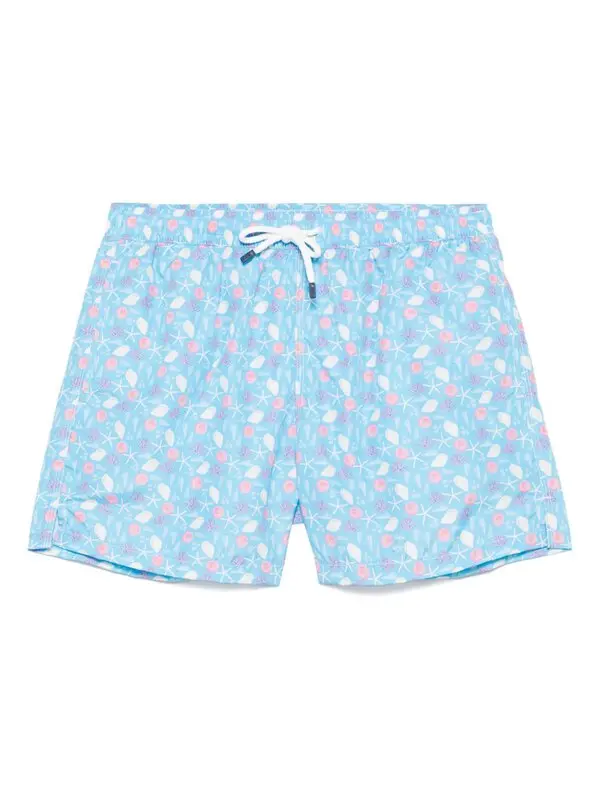 Fedeli Madeira Swim Shorts - Blue