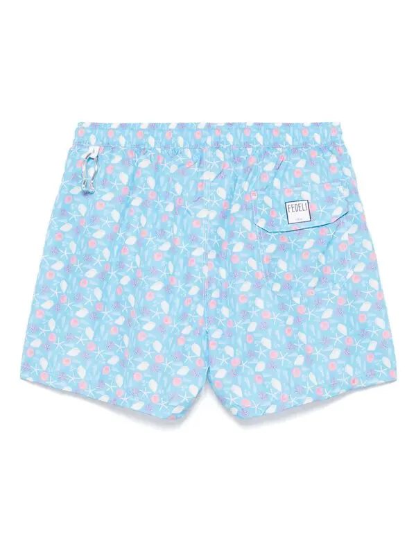 Fedeli Madeira Swim Shorts - Blue