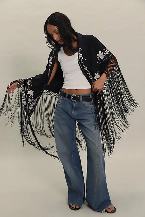 Free People Promise Me Forever Piano Shawl
