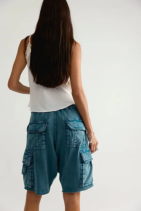 Free People Fp One Beck Shorts - Teal
