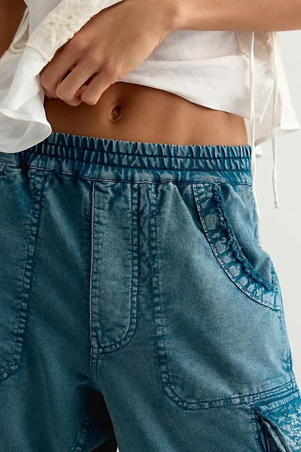 Free People Fp One Beck Shorts - Teal