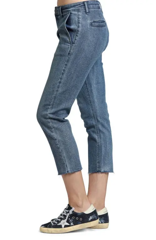 APNY Raw Hem Crop Trouser Jeans