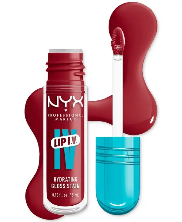 NYX PROFESSIONAL MAKEUP Lip Iv Hydrating Gloss Stain - Berry Thirsty