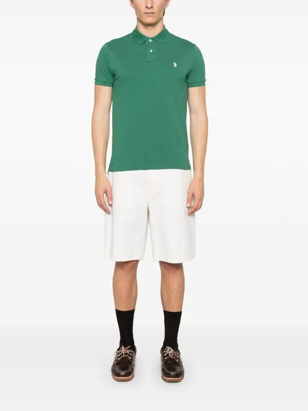 Polo Ralph Lauren Polo Pony Embroidered Polo Shirt - Green