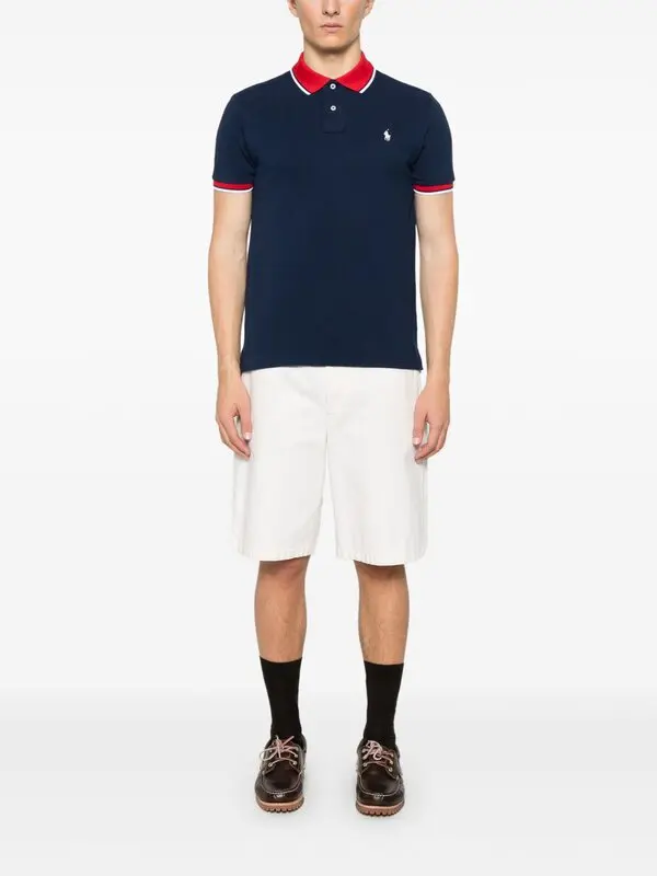 Polo Ralph Lauren Polo Pony-embroidered Polo Shirt - Blue