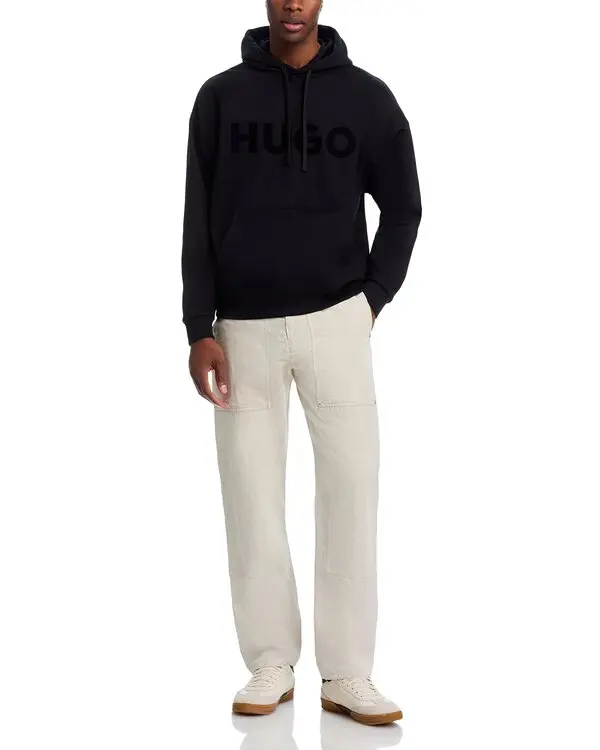 Hugo Ditchle Regular Fit Logo Hoodie