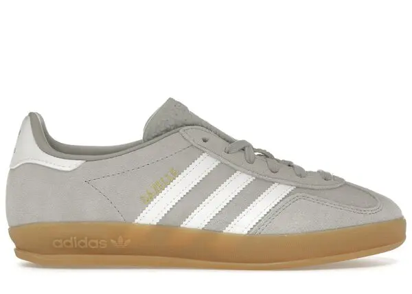 adidas gazelle silver green womens Adidas Gazelle Spikeless Golf Shoes Grey Two/White – Golf Discount main image 0