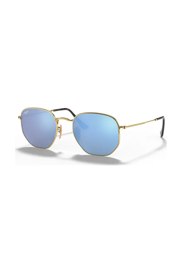 Ray-Ban Rb3548n Hexagonal Flat Lenses - Blue | Editorialist