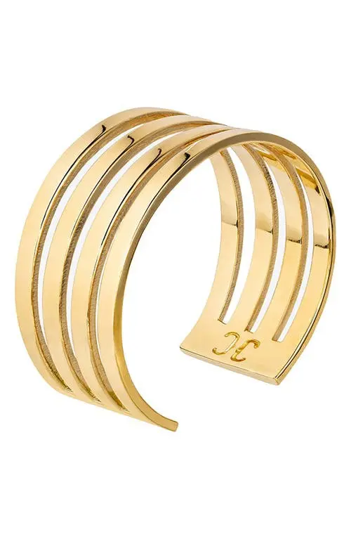 CHRISTINA CARUSO Line Cuff Bracelet - 14k Gold