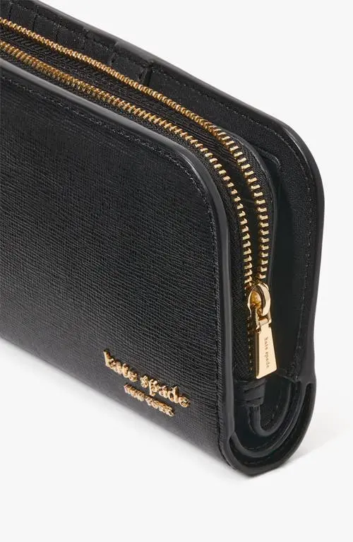 Kate Spade New York Medium Devin Saffiano Leather Zip Wallet