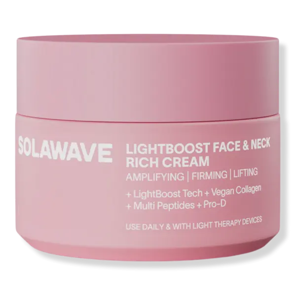 SOLAWAVE Lightboost Face & Neck Rich Cream - One-color
