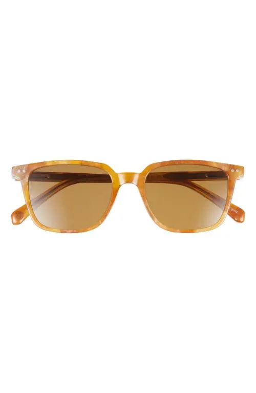 Eyebobs C Suite 50mm Polarized Square Sunglasses - Caramel Swirl/brown