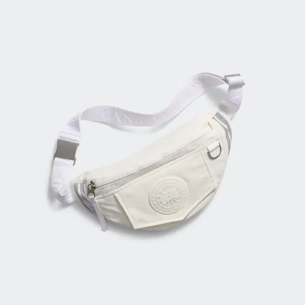 Canada Goose Waist Pack In Performance Satin - Northstar White