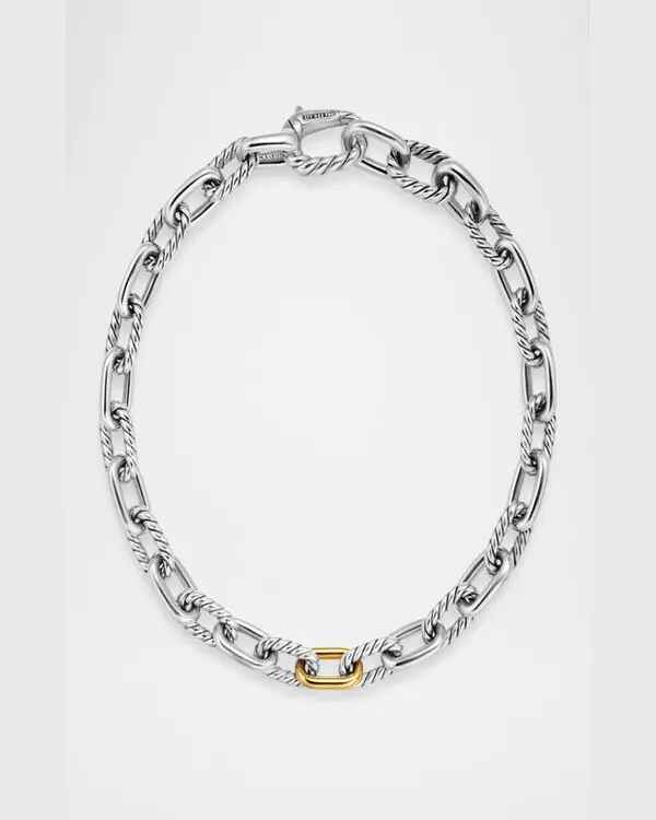 David Yurman Dy Madison Chain Bracelet Two Tone Editorialist