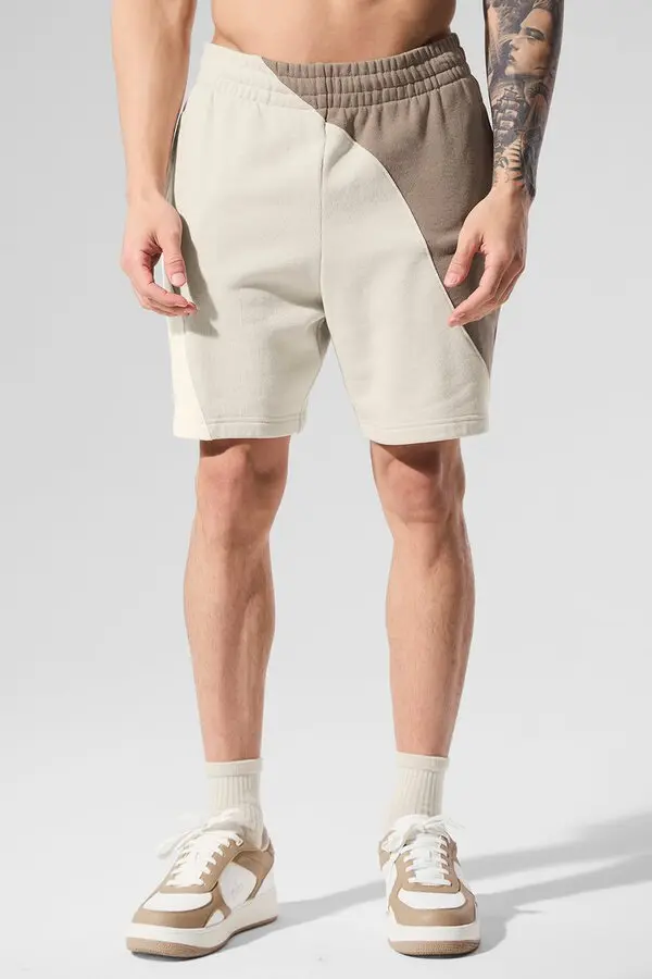 Alo Yoga 7" Make Waves Short - Ivory/bone/gravel