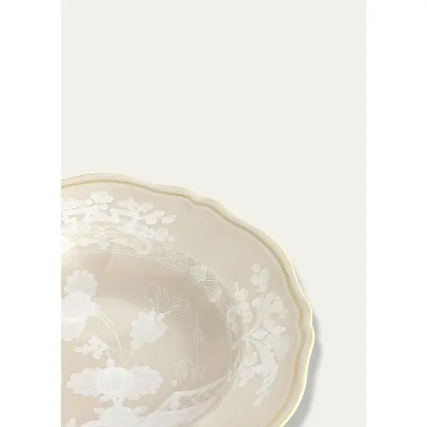 GINORI 1735 Oriente Italiano Soup Plate, Meringa - Beige