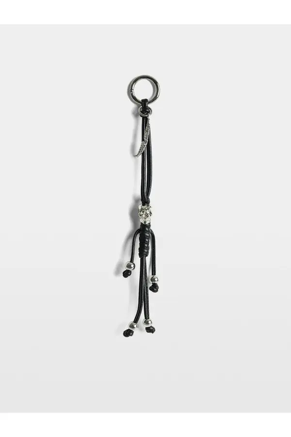 Zadig&Voltaire Skull Keyring - Black