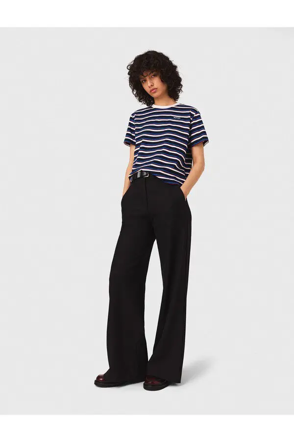 Maje Suit Trousers With Pintucks