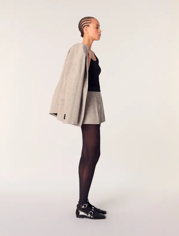 Maje Viscose Suit Shorts