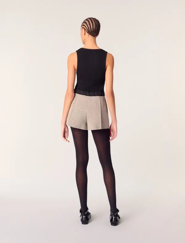 Maje Viscose Suit Shorts