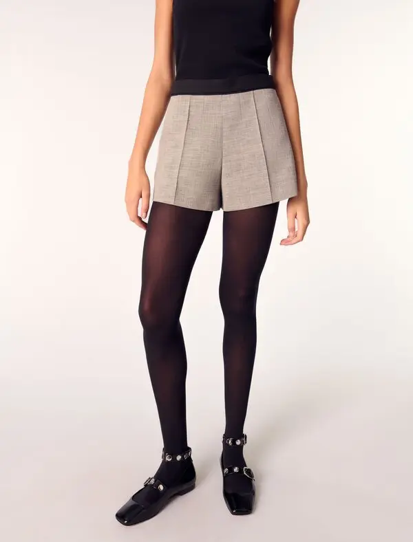 Maje Viscose Suit Shorts