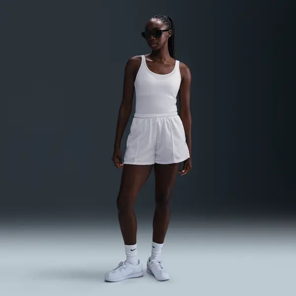 Nike Sportswear Chill Terry Mid-rise 4" French Terry Shorts - Brown