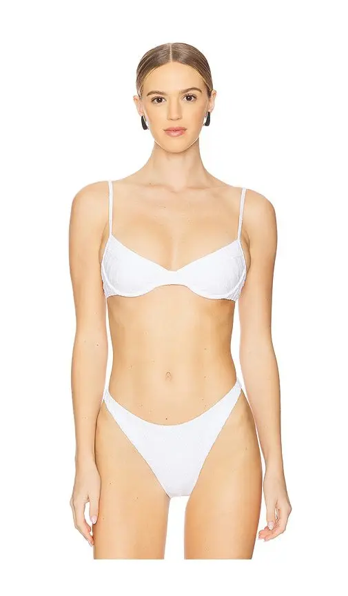L*Space Missy Bikini Top - White