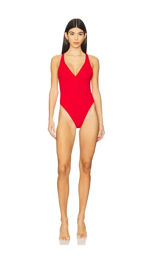 Show Me Your Mumu Cape May One Piece - Hot Tamale Red