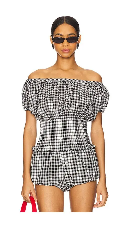Frankies Bikinis Cider Blouse