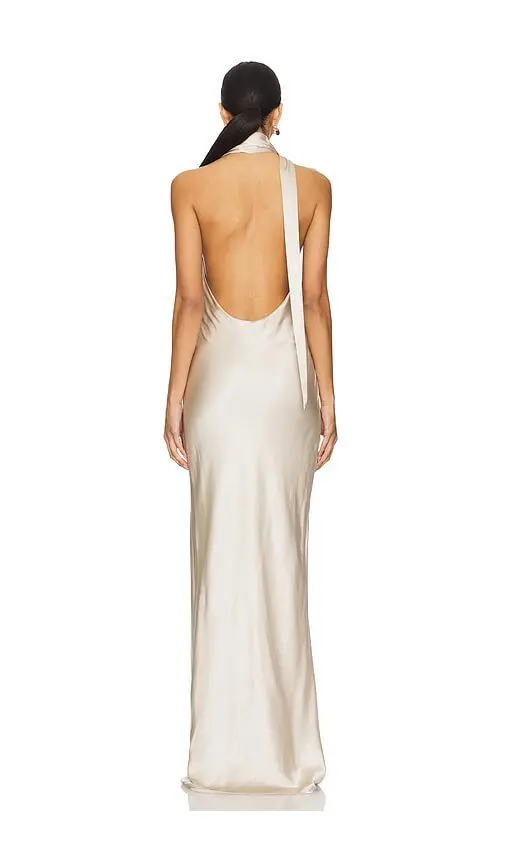 Nbd Halterneck Gown - Champagne