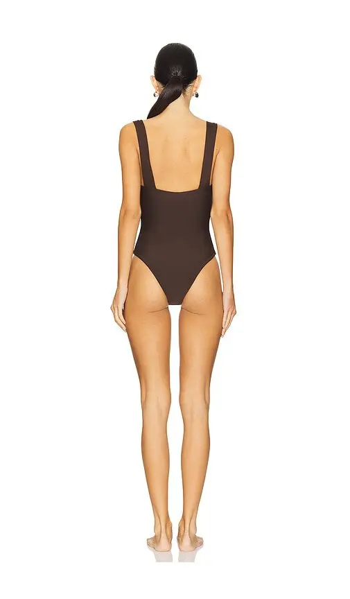 Tularosa Flirty One Piece Swimwear - Dark Brown