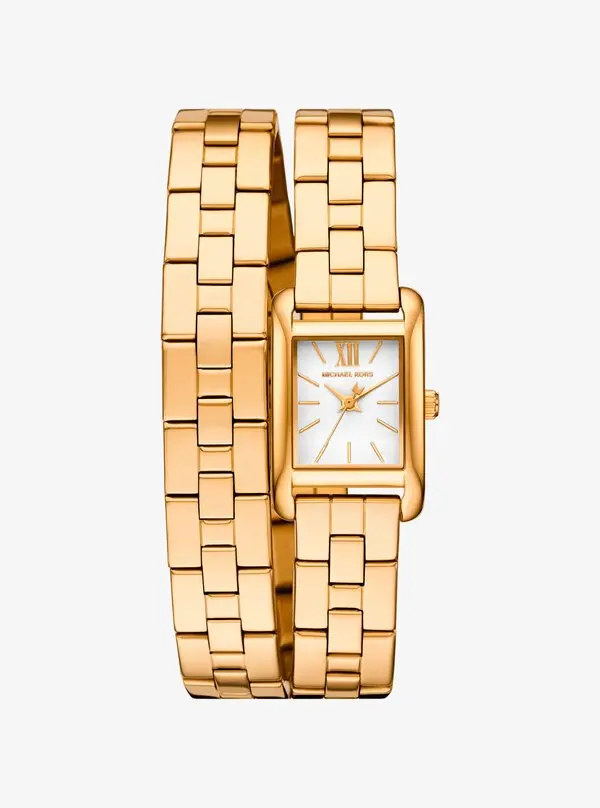 Michael Kors Mini Monroe Double Wrap Watch