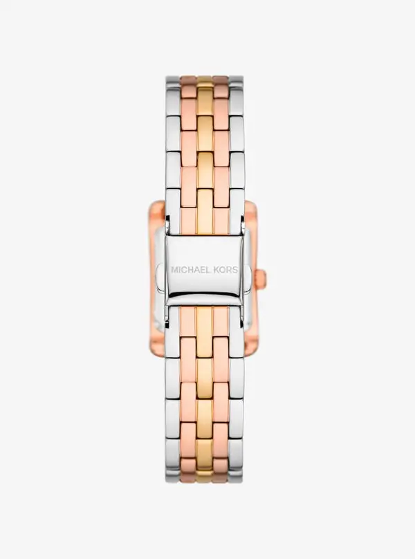 Michael Kors Mini Monroe Pavé Tri-tone Watch
