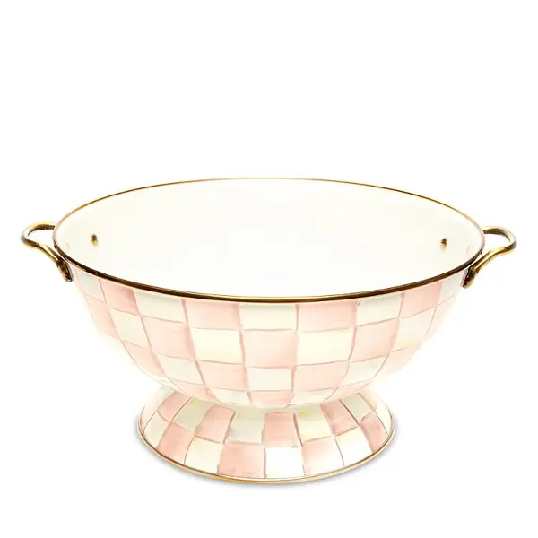 MACKENZIE-CHILDS Rosy Check Everything Bowl - No Color