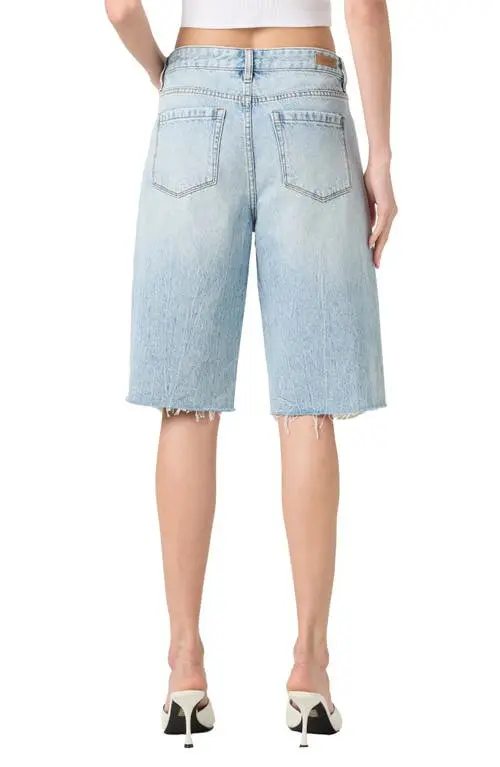 Blanknyc The Leonard Distressed Denim Bermuda Shorts