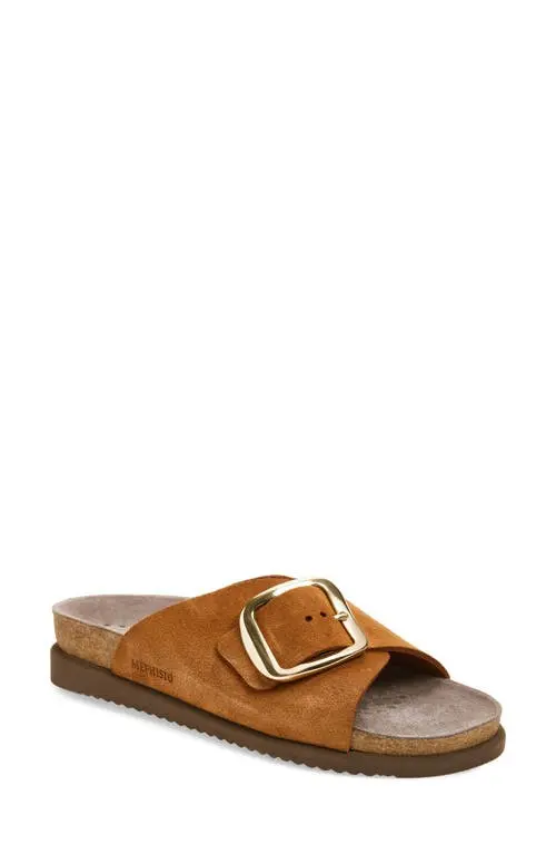 Mephisto Hariana Slide Sandal - Tobacco