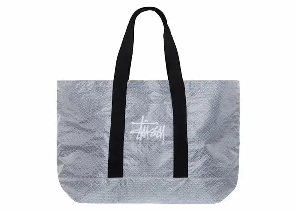 StÜssy Ripstop Overlay Extra Large Tote Bag - Black