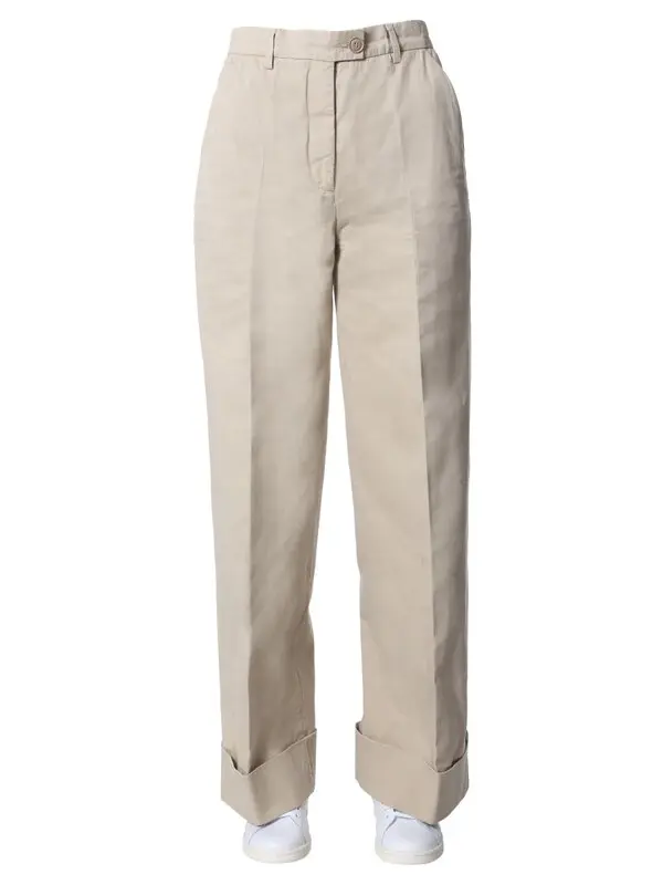 Aspesi Wide Leg Pants - Beige