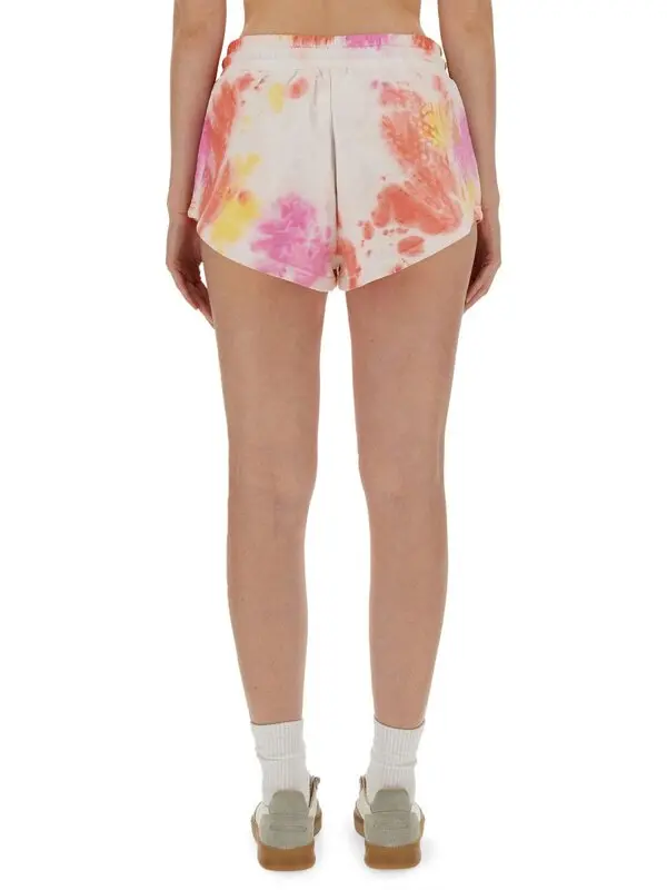 MSGM Tie Dye Bermuda Shorts - Multicolour